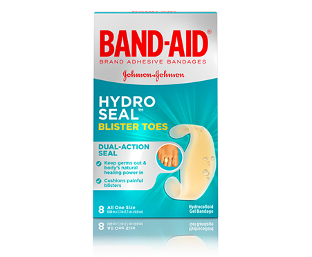 BAND-AID® Brand Hydro Seal Blister Toes Adhesive Bandage, 8ct - Free ...