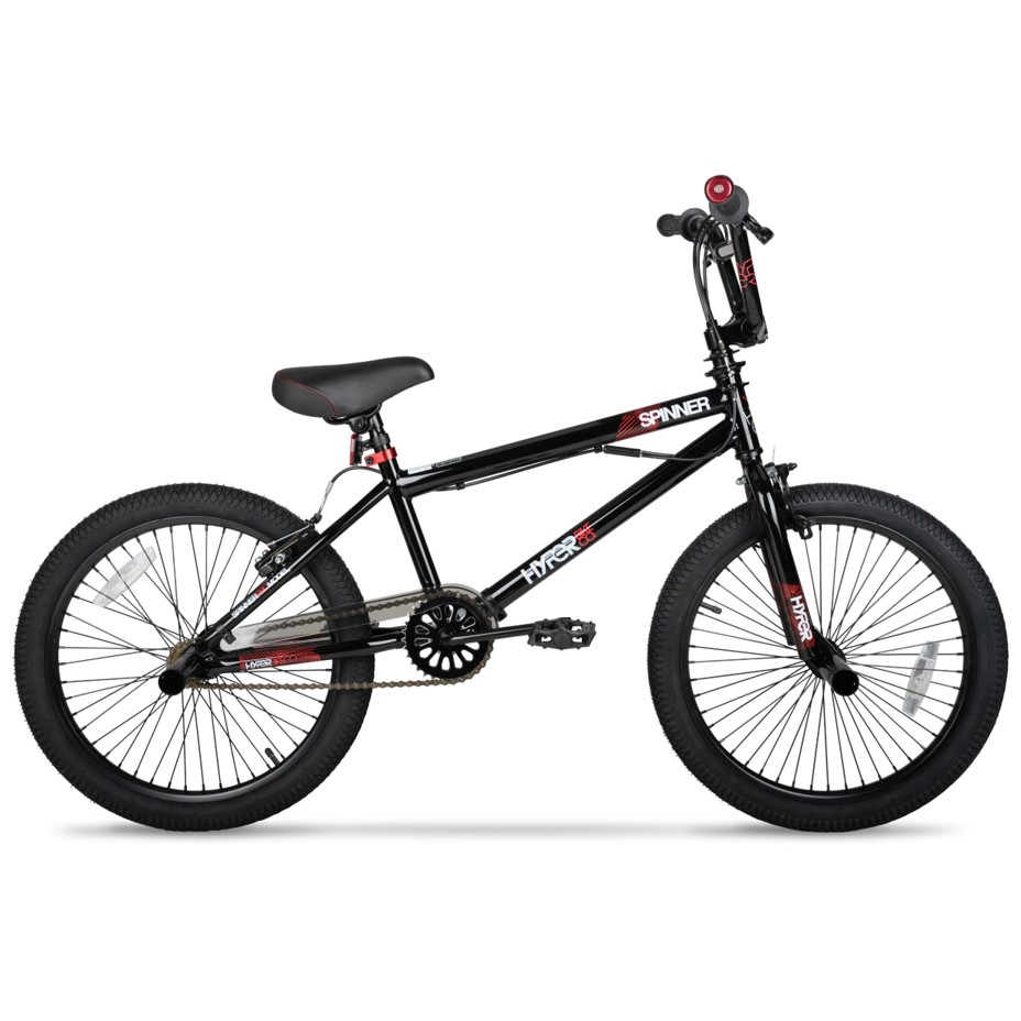 Hyper 20" Spinner BMX Bike, Gloss Black - Free Samples, Reviews | PINCHme
