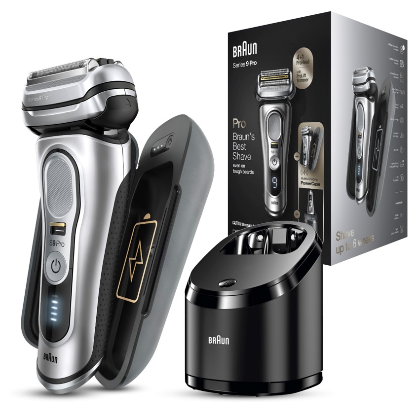 Braun Series 9 Pro 9477cc Electric Shaver, 4+1 Head with ProLift ...