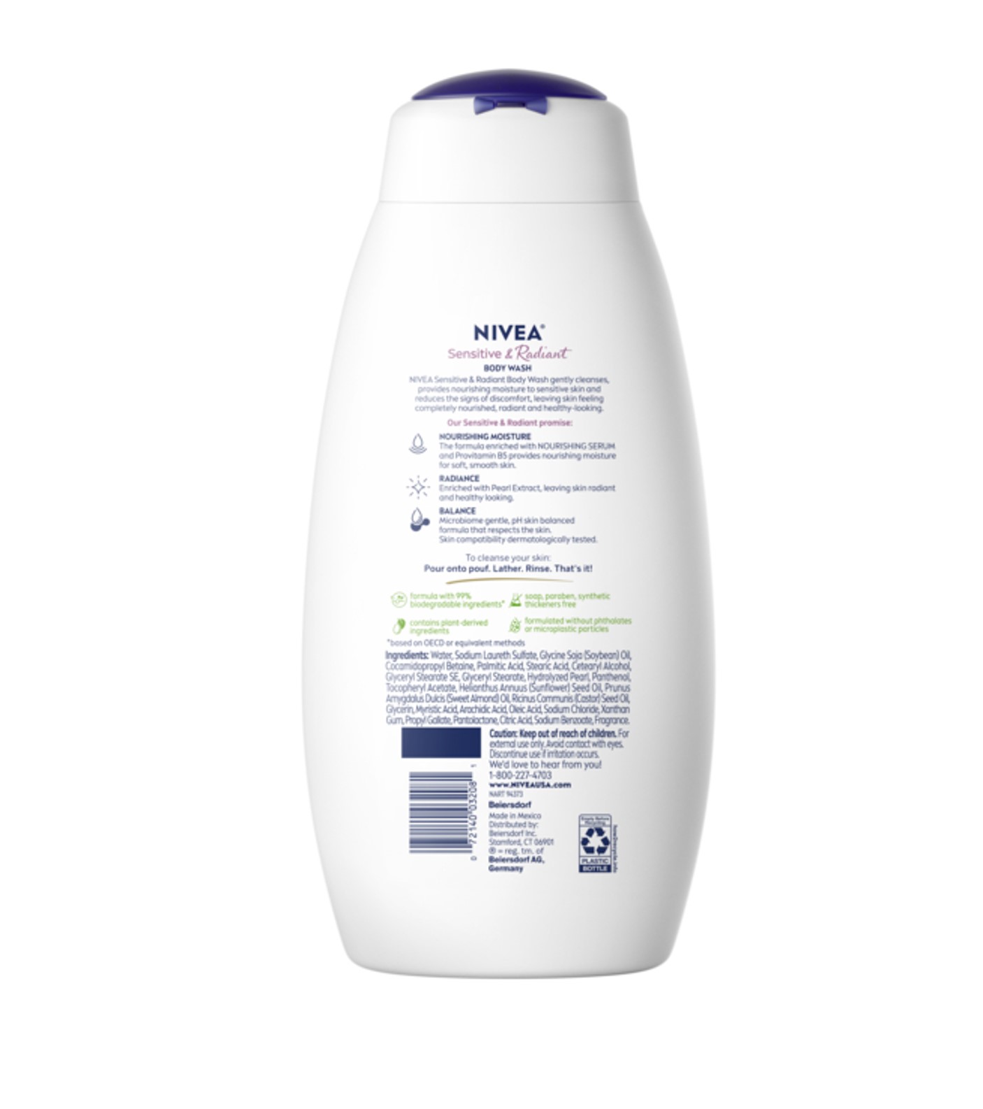 NIVEA Sensitive & Radiant Body Wash 20 fl oz - Free Samples, Reviews ...