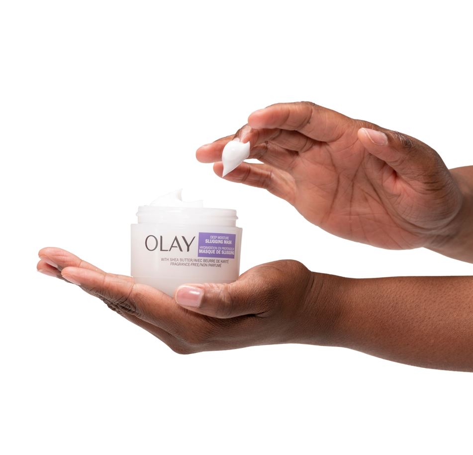 Olay Deep Moisture Slugging Masks with Shea Butter (Fragrance Free ...