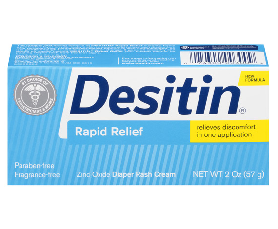 DESITIN® Rapid Relief Cream: Zinc Oxide Diaper Rash Cream - Free ...